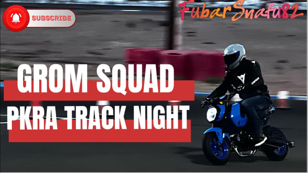 Grom Squad Track Night at PKRA - YouTube
