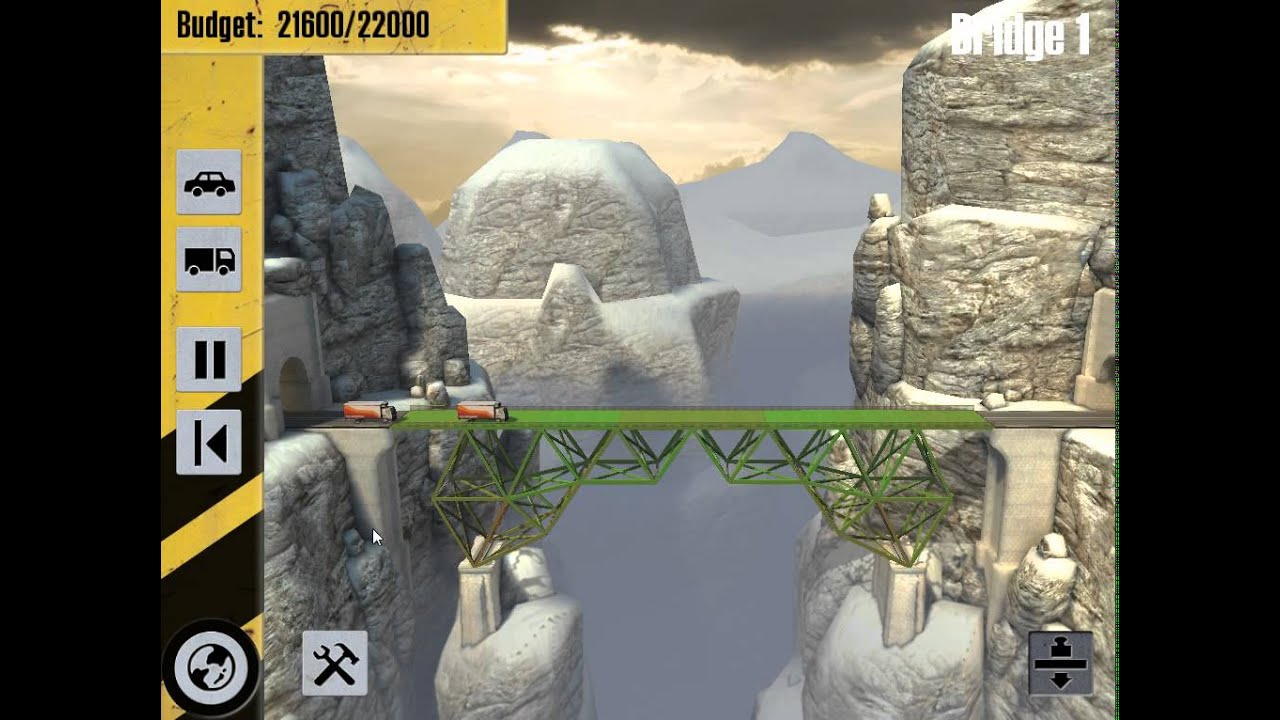 Bridge Constructor The Ridge 1 - YouTube