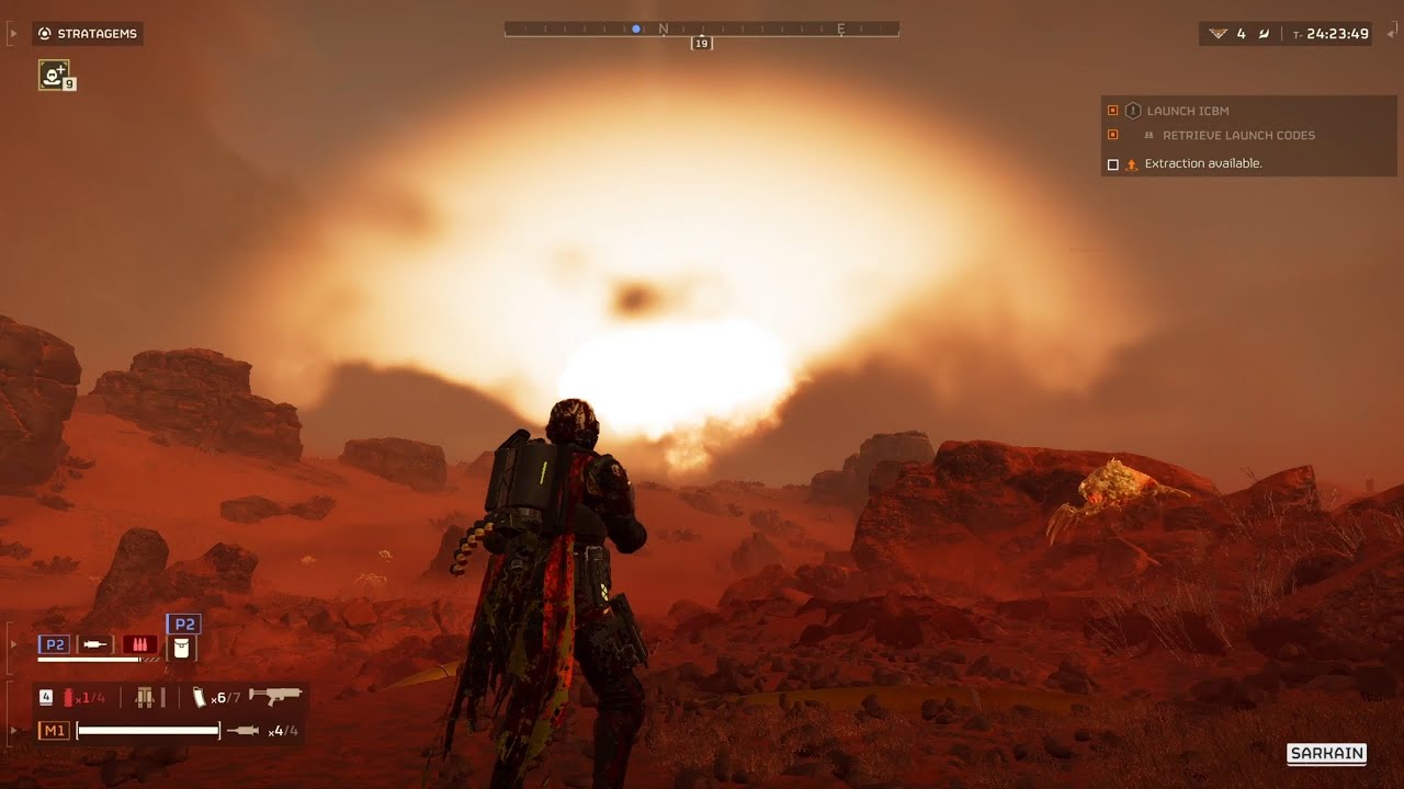 Helldivers 2 (PC) ICBM Mission Difficulty: Challenging Five Stars (No commentary) - YouTube