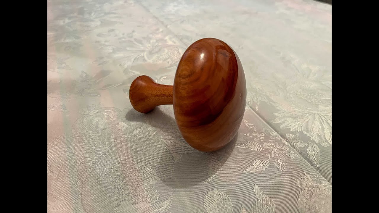 Darning Mushroom #woodturning #woodcraft #woodart - YouTube