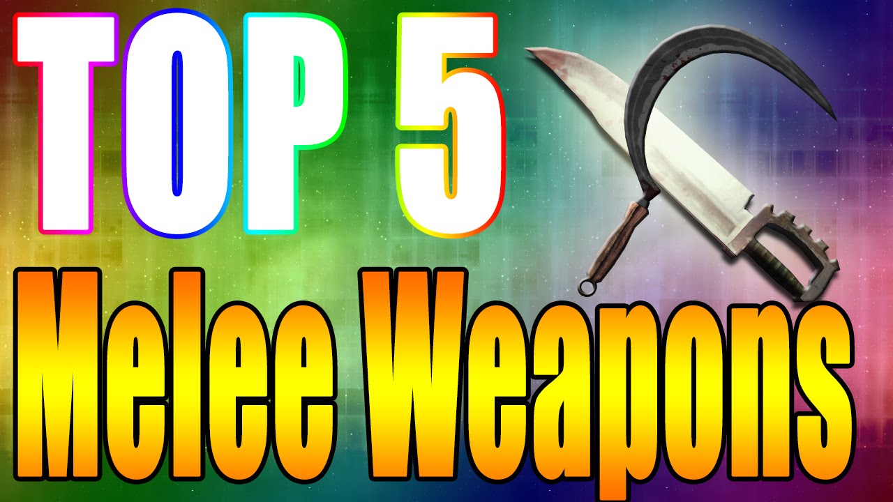 "Top 5" COD Zombies Melee Weapons (WAW-BO2) - YouTube