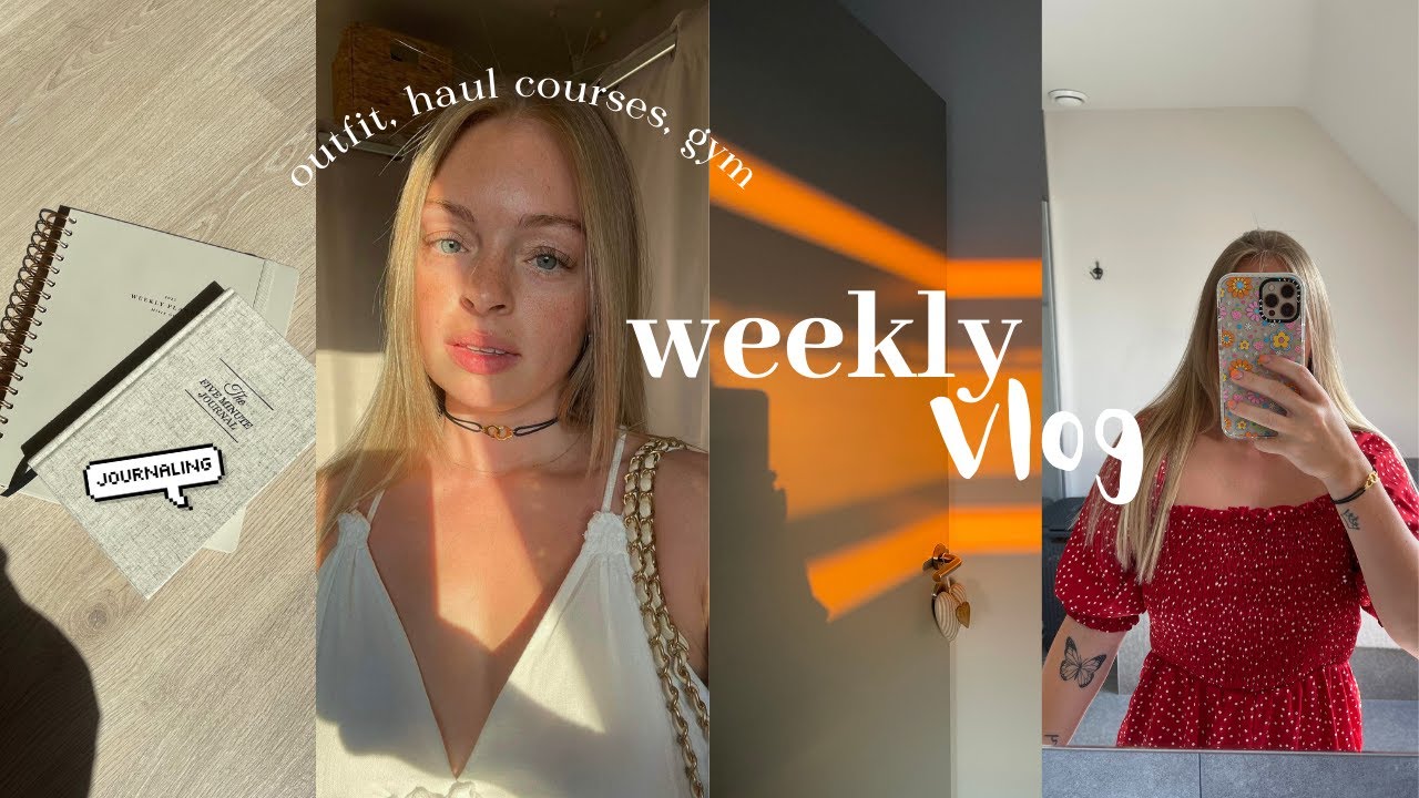 WEEKLY VLOG (gym,outfit,haul) - YouTube