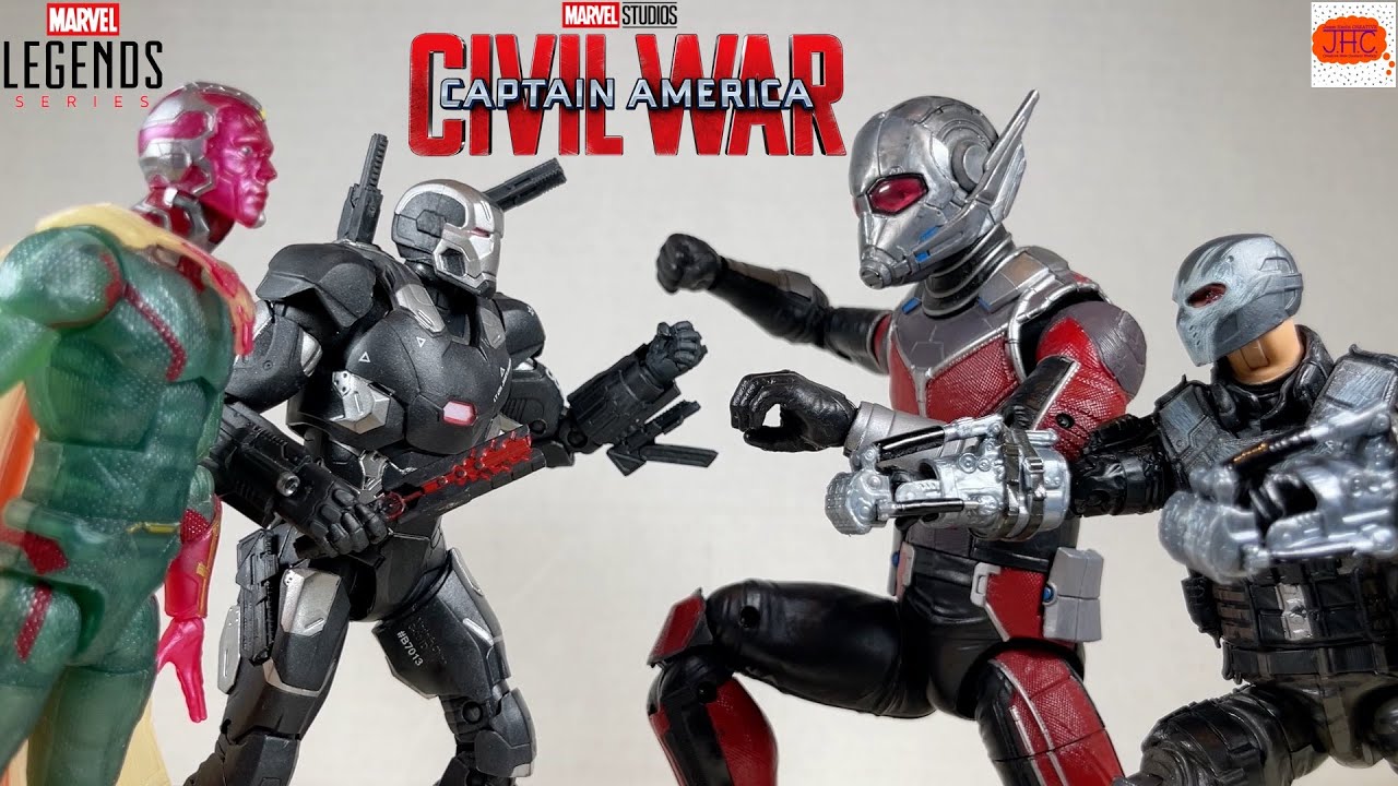 FIGHT! Marvel Legends MCU Civil War Machine Phasing Vision Crossbones ...