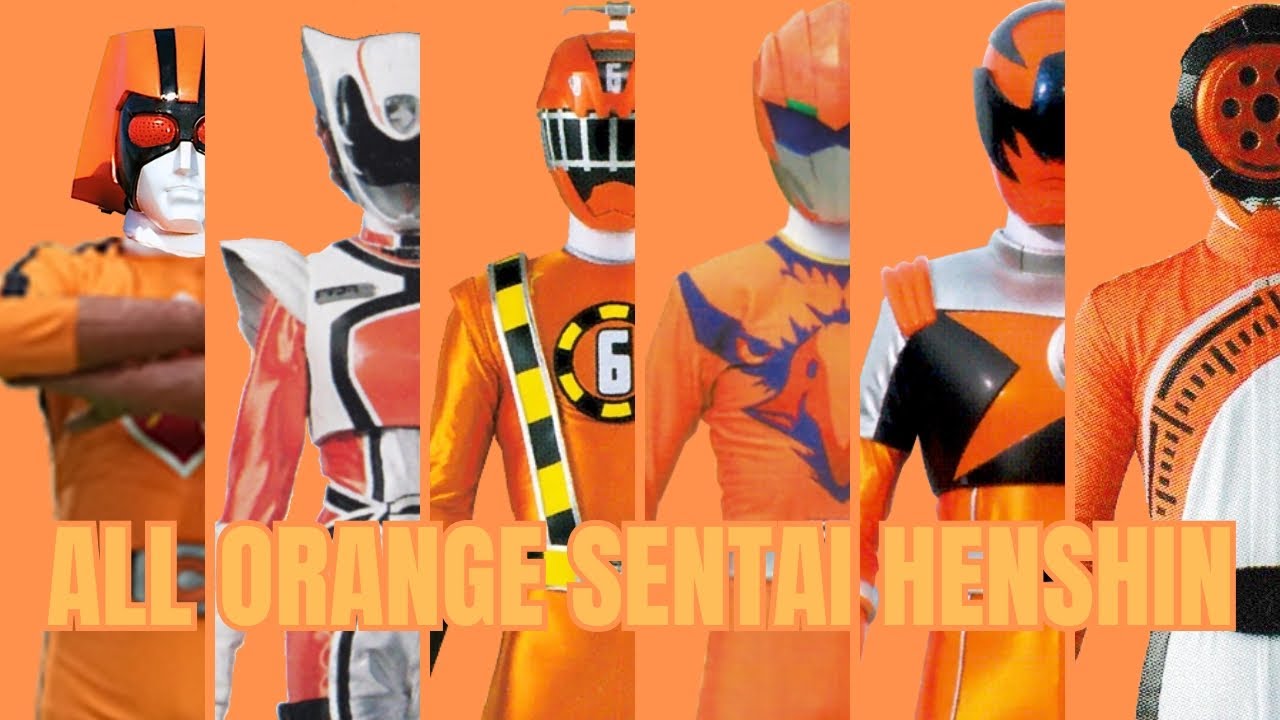 ALL ORANGE SENTAI FIRST HENSHIN [BATTLE COSSACK - BUN ORANGE] - YouTube