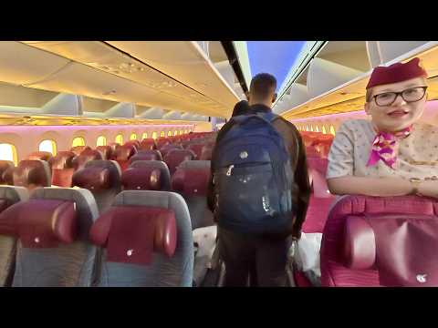 Qatar Airways Boeing 787-8 | Nairobi'den Doha'ya