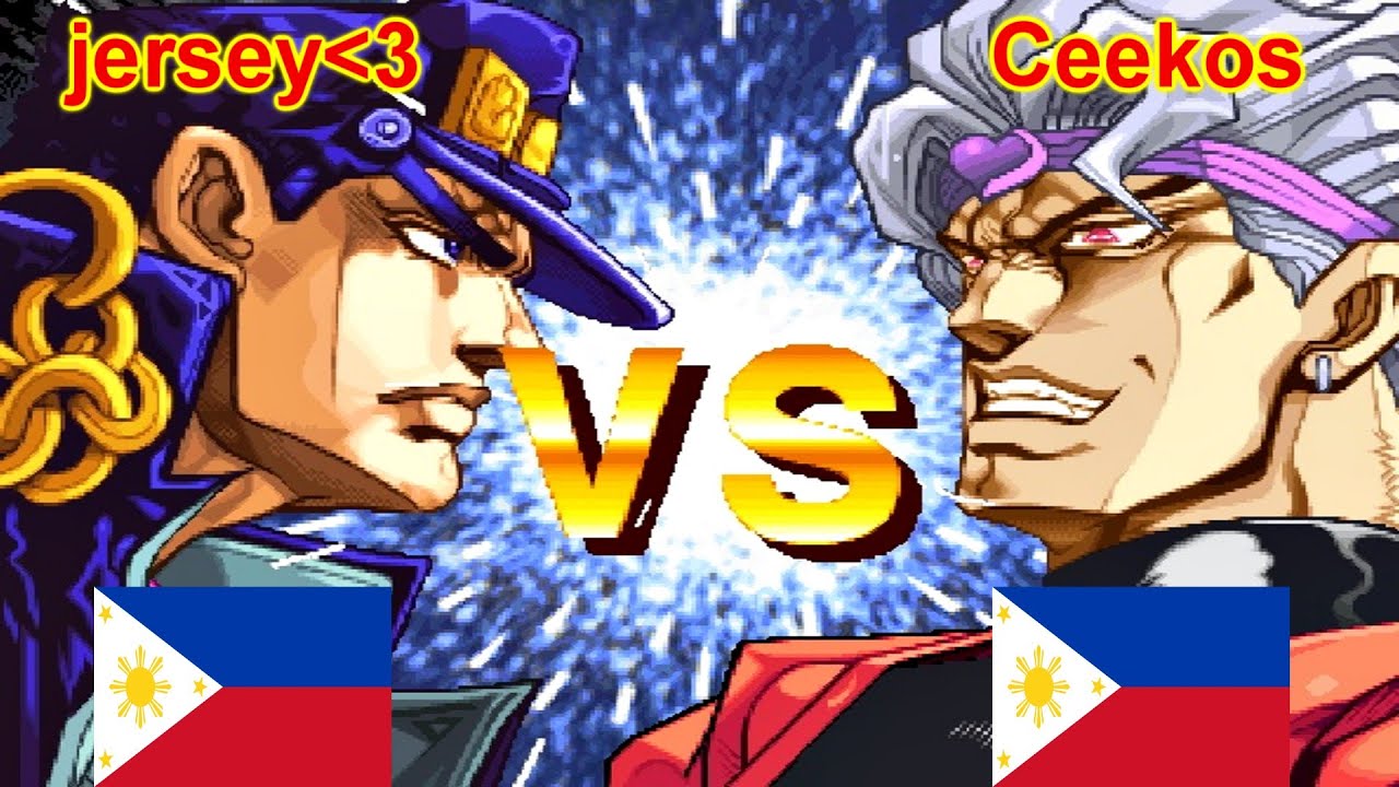 JoJo's Bizarre Adventure - jersey vs Ceekos - YouTube
