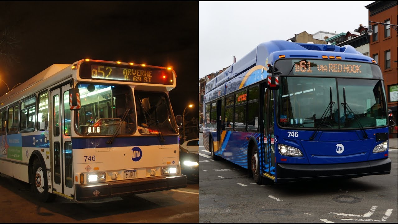 MTA New York City Bus & MTA Bus Company : 746, Then & Now... - YouTube