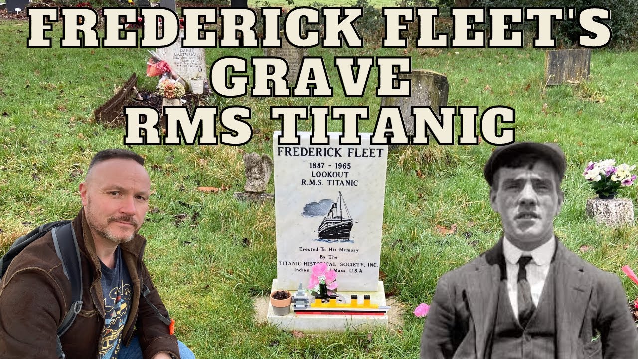 Frederick Fleet RMS Titanic - Grave stone Hollybrook Cemetery - YouTube
