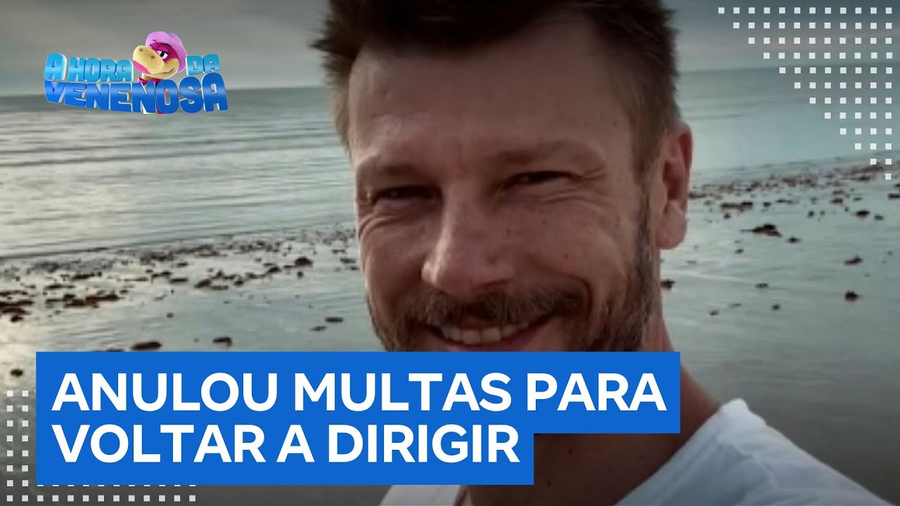 Após anular duas multas, Rodrigo Hilbert recupera carteira de motorista - YouTube