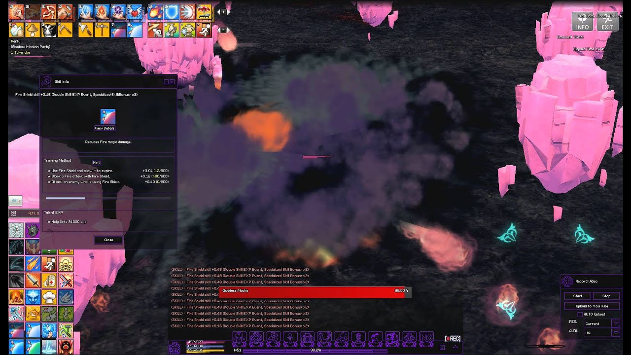 Mabinogi - Macha's Fire Shield Training - YouTube