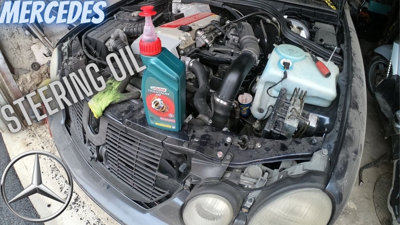 Mercedes CLK W208 replaced power steering fluid ...