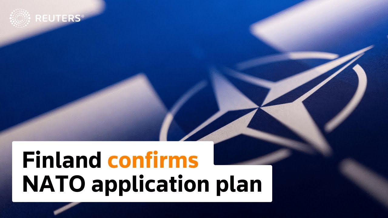 Finland confirms NATO application plan - YouTube