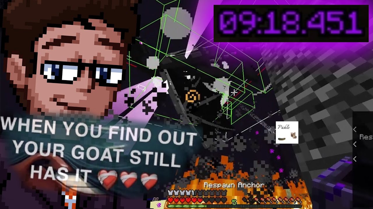 Minecraft beaten in 9 minutes 18 seconds (random seed) - YouTube