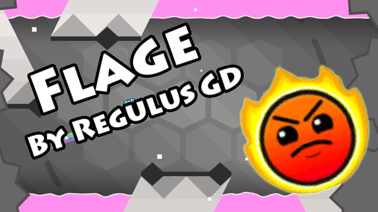 Geometry Dash - Flage (By Regulus GD) [All Coins] - YouTube
