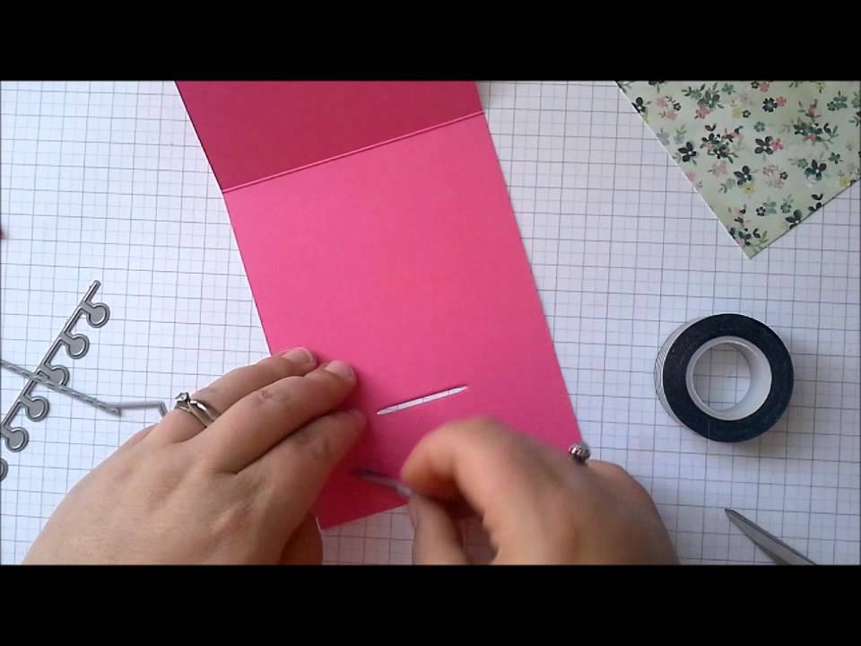 Tab Tuck Card Tutorial - YouTube