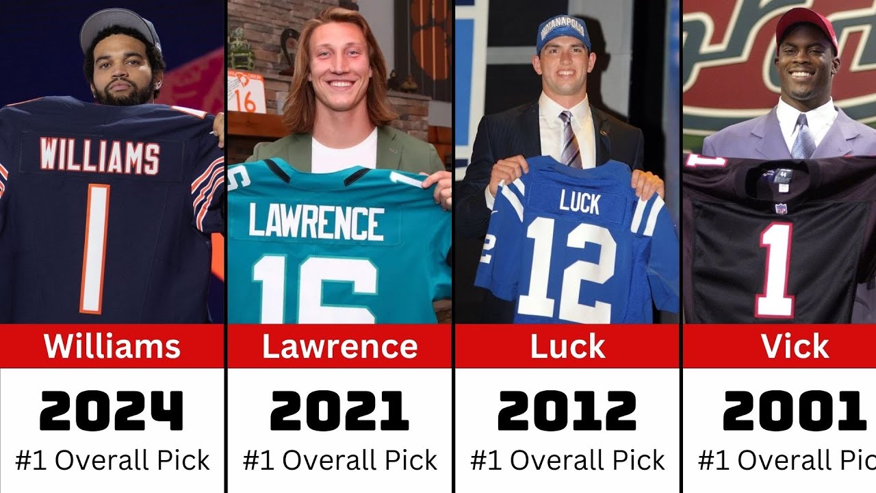 Every #1 Overall NFL Draft Pick from 1989 to 2024 - YouTube