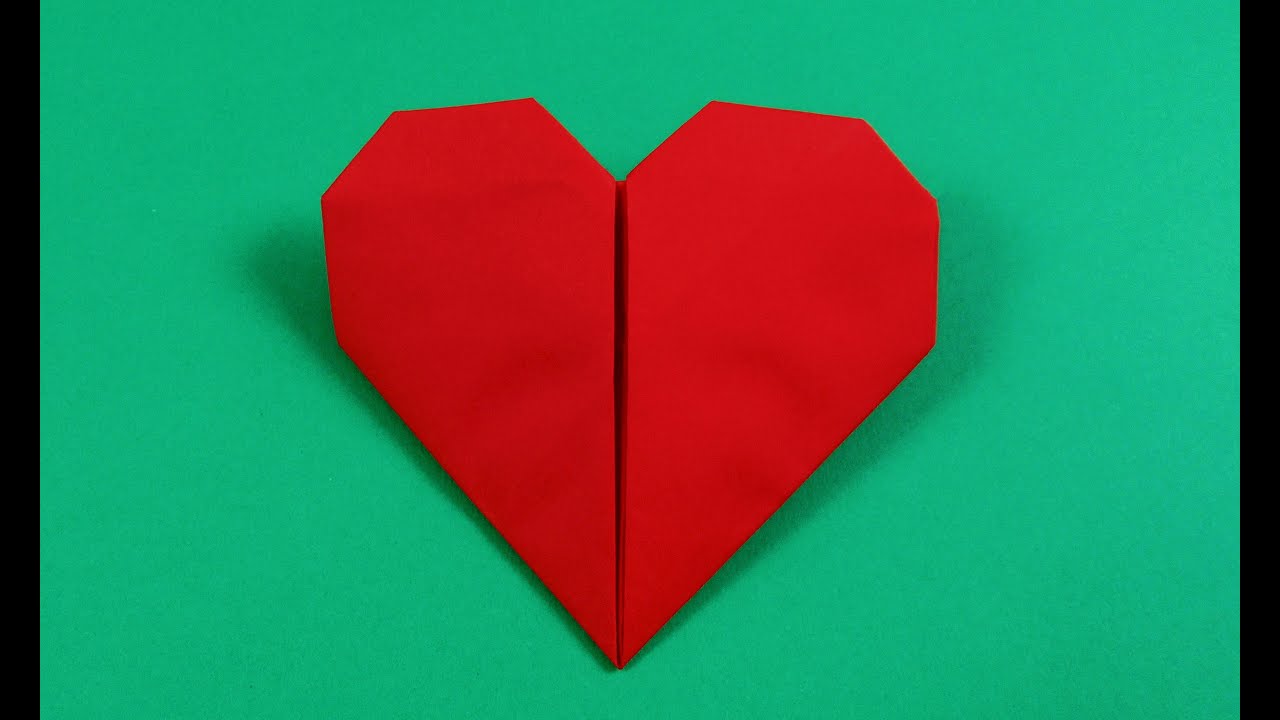 Origami heart. Valentine's day with your own hands. How to make a paper ...