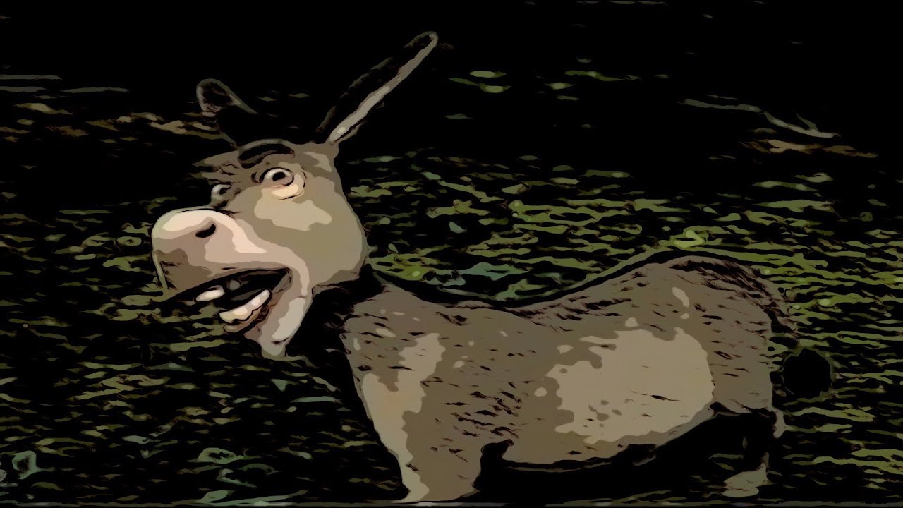 Shrek 2: Donkey (2004) (VHS Capture) (Comic Filters) - YouTube