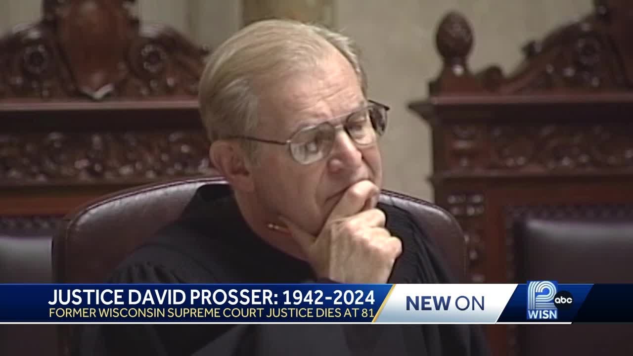 Former Wisconsin Supreme Court Justice David Prosser dies at 81 - YouTube