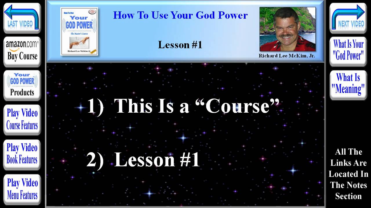 How To Use Your God Power® (Lesson #1) Should You Continue With This ...