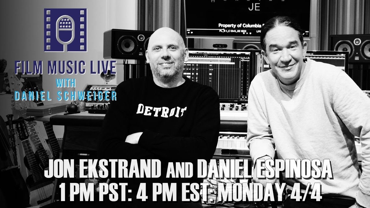 Film Music Live with JON EKSTRAND and DANIEL ESPINOSA - YouTube