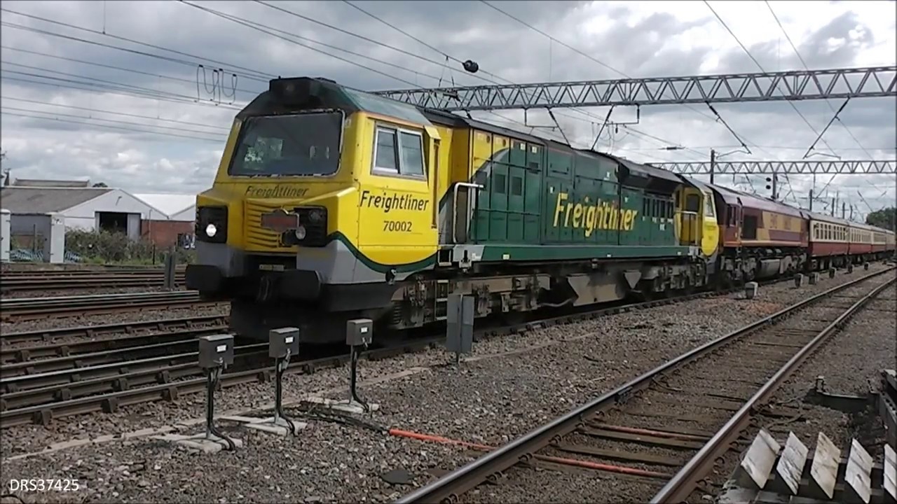 Freightliner Class 70 working 'The Scenic Settler' at Carlisle Station ...