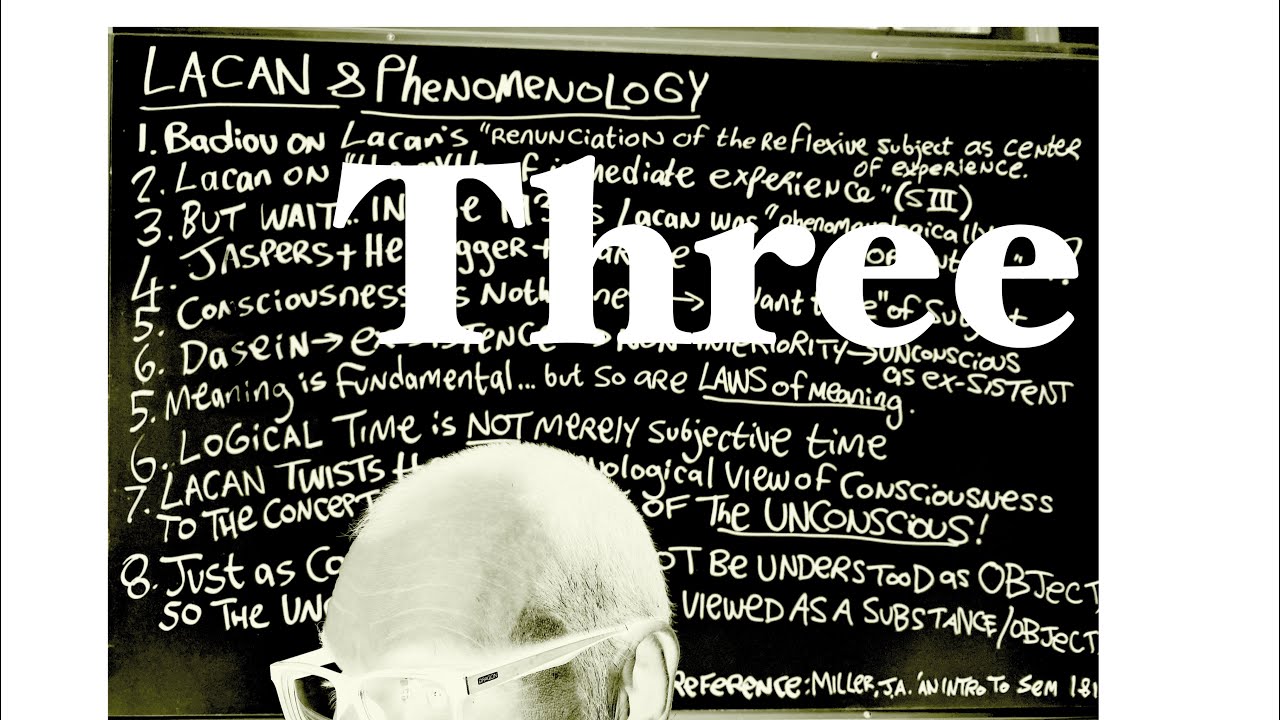 Lacan and Phenomenology (3): The Lacanian twist - YouTube