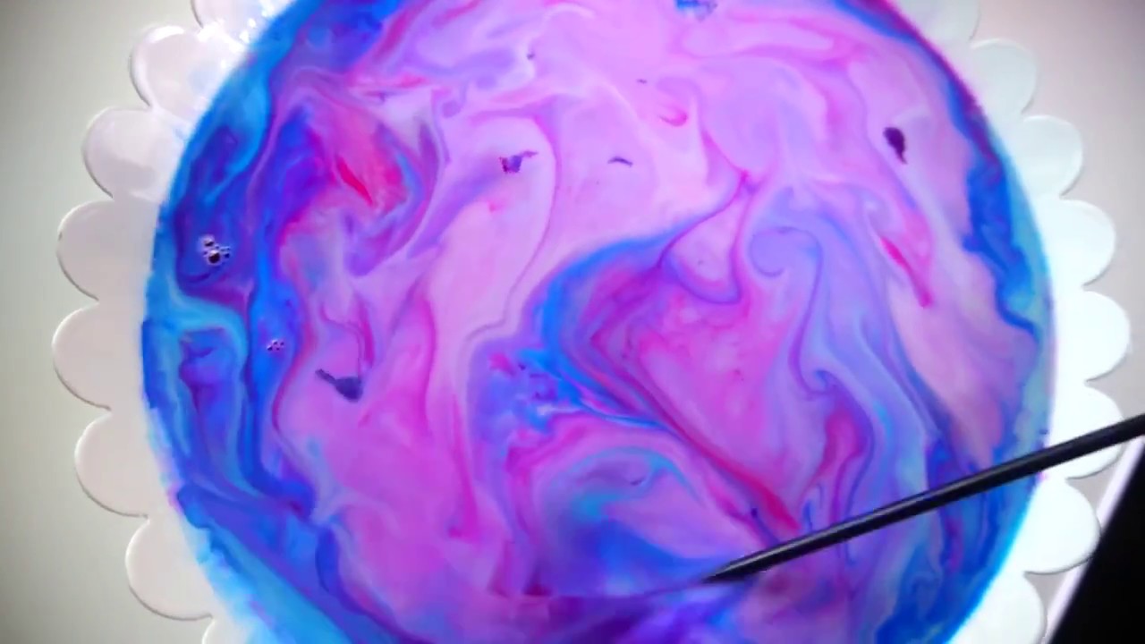 How To Make Milk Art - Experiment - Satisfying Video - YouTube
