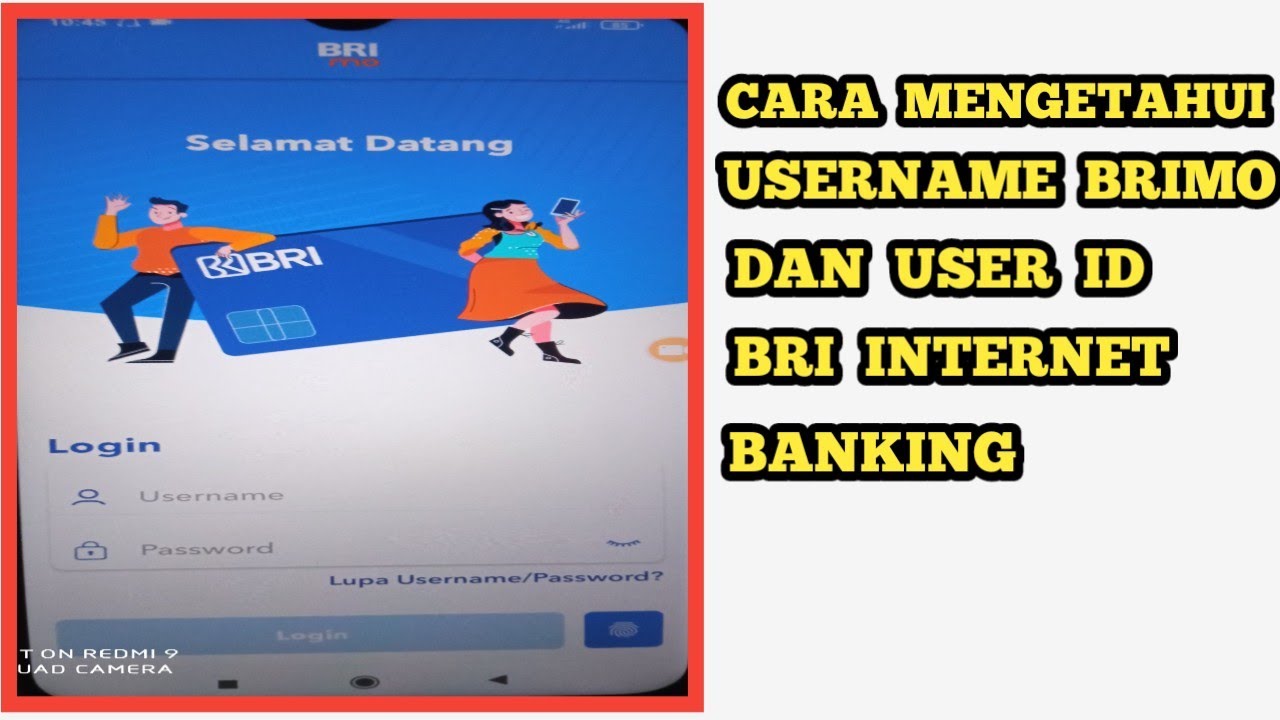 Cara Mengetahui Username Brimo dan User Id BRI Internet Banking - YouTube