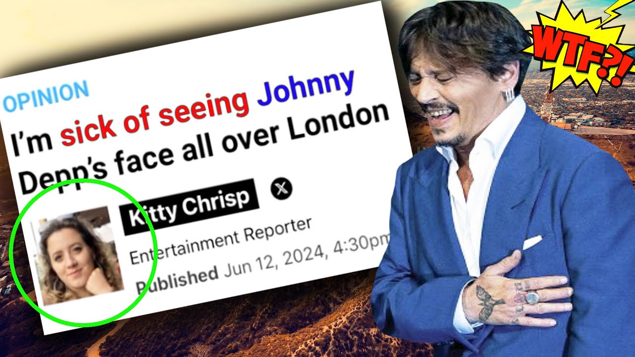 SICK of seeing Johnny Depp's face in London!? - YouTube