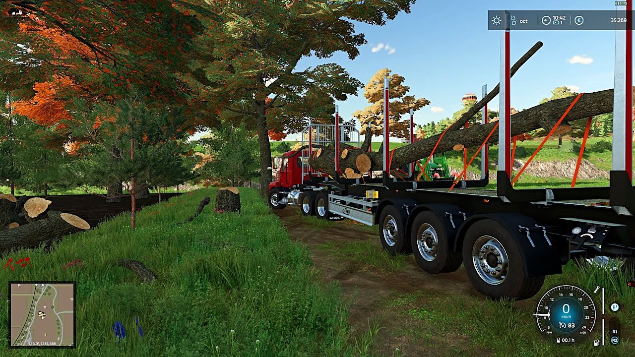 Timber Runner Autoload Wood - Farming Simulator 22 - YouTube