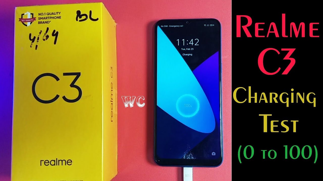 Realme C3 Charging Test (0% to 100%) - Big 5000 mah Battery - 10w ...