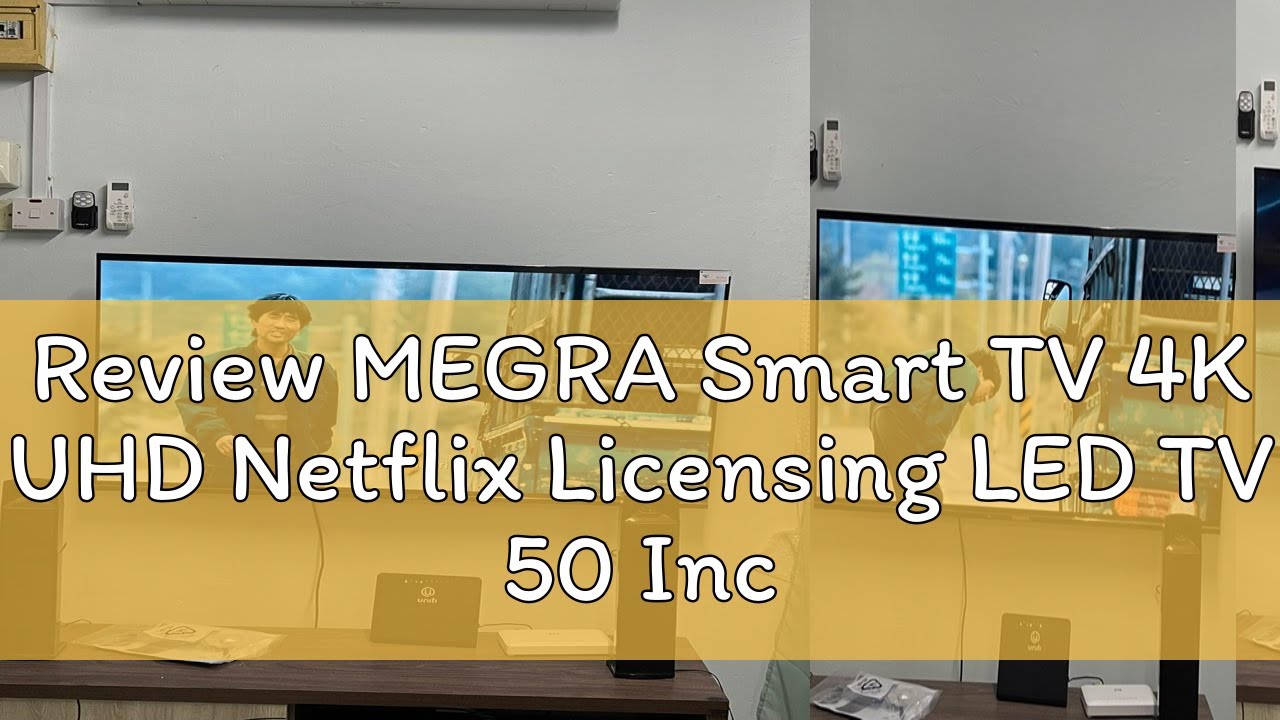 Review MEGRA Smart TV 4K UHD Netflix Licensing LED TV 50 Inch - YouTube