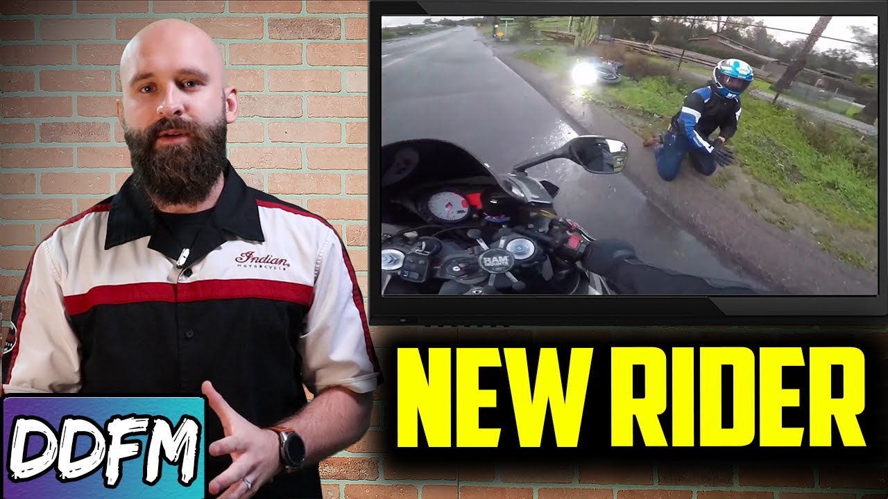 New Rider Goes Too Fast Into A Turn / Motorcycle Riding Tips - YouTube