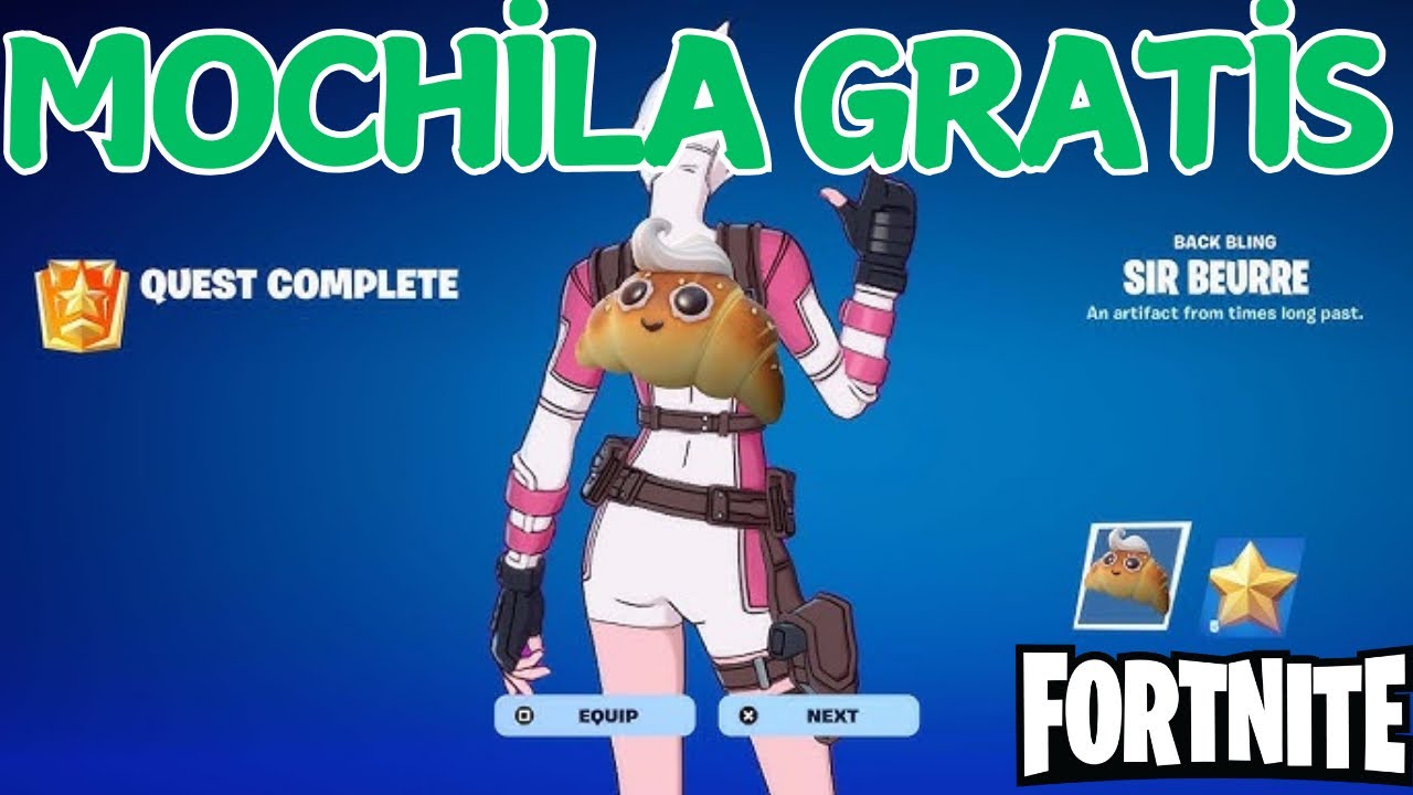 FORTNITE GUÍA RÁPIDA PARA CONSEGUIR LA MOCHILA “SEÑOR HORNEAU” GRATIS 🥐 ...