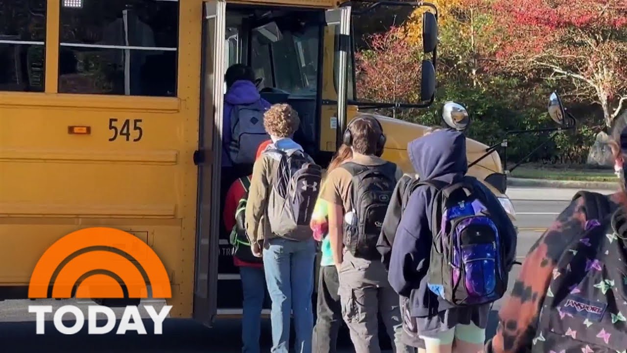 North Carolina students return to school after Hurricane Helene - YouTube