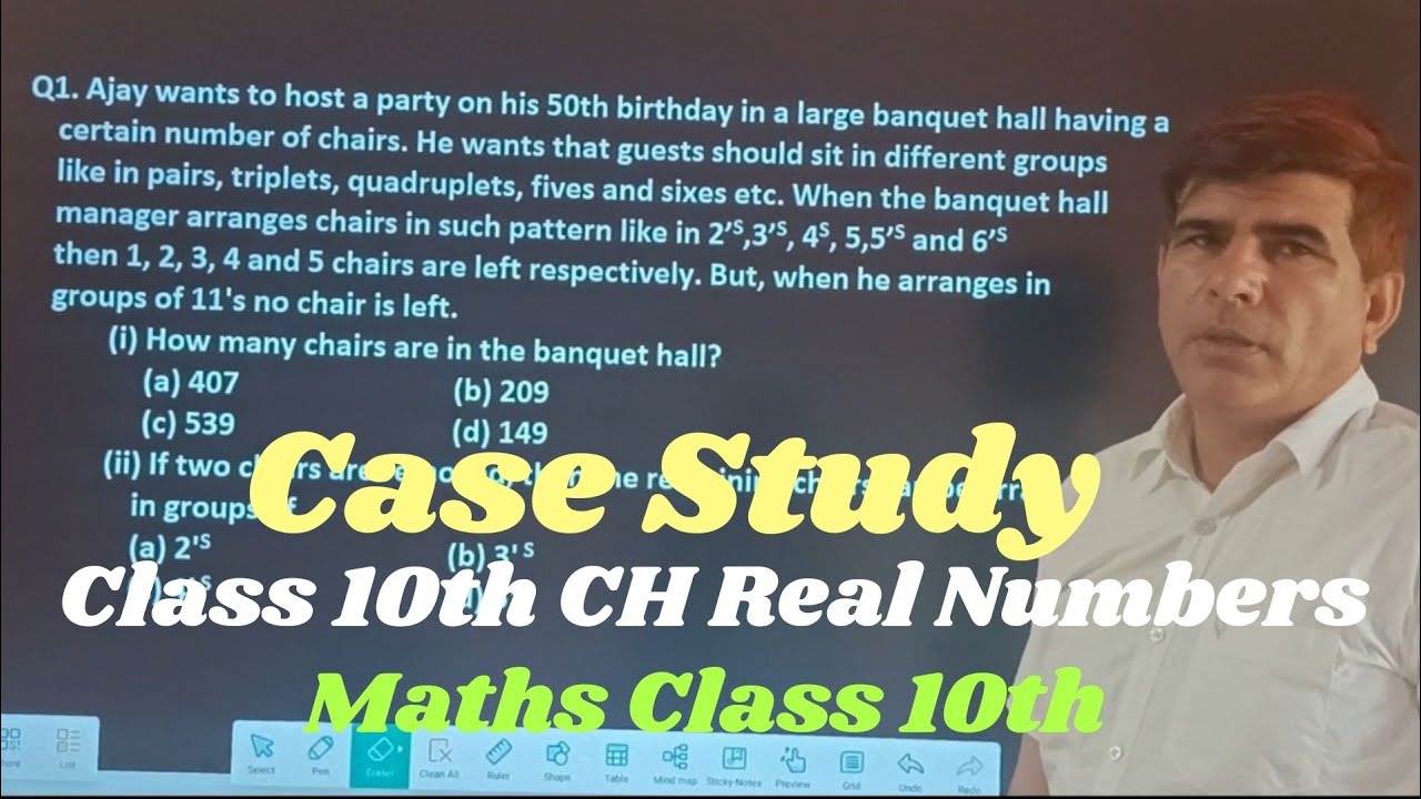 class 10th maths chapter 1। ncert। maths case study - YouTube