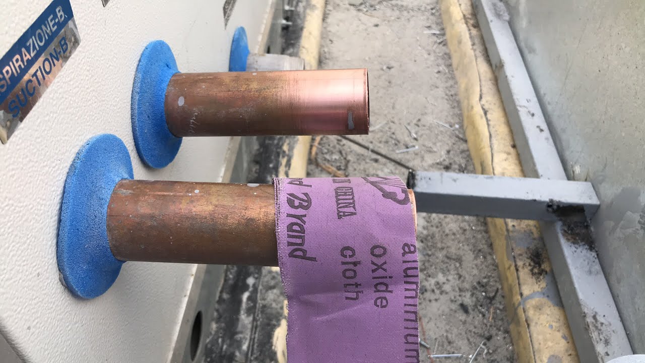 Fixing AHU pipe live - YouTube