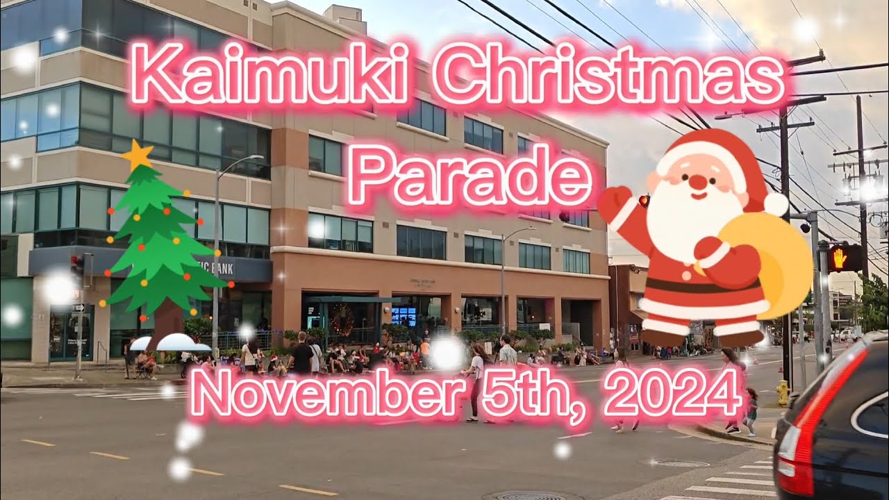 Fun experience at Kaimuki Christmas Parade 2024! Liholiho Warrior go go ...