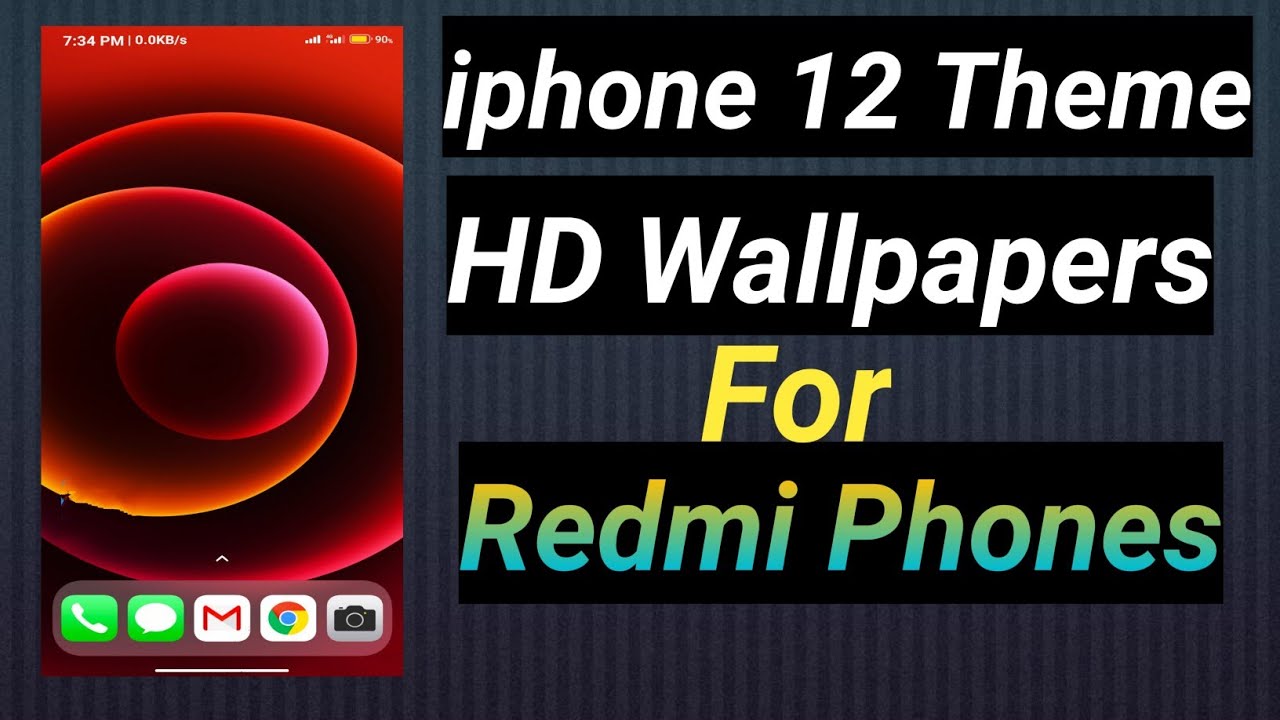 iphone 12 Theme For Redmi Devices - YouTube
