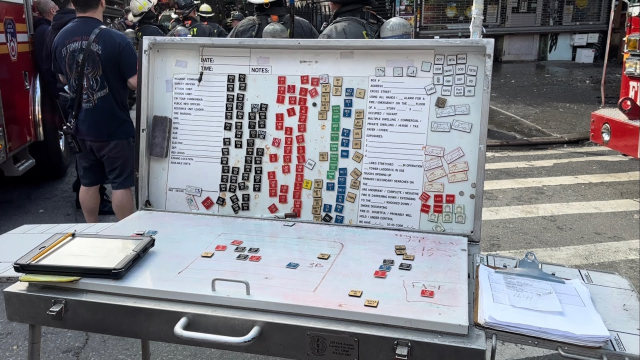 FDNY Manhattan 2nd Alarm Box 1641 Fire was on the 3rd Floor 6 Story ...