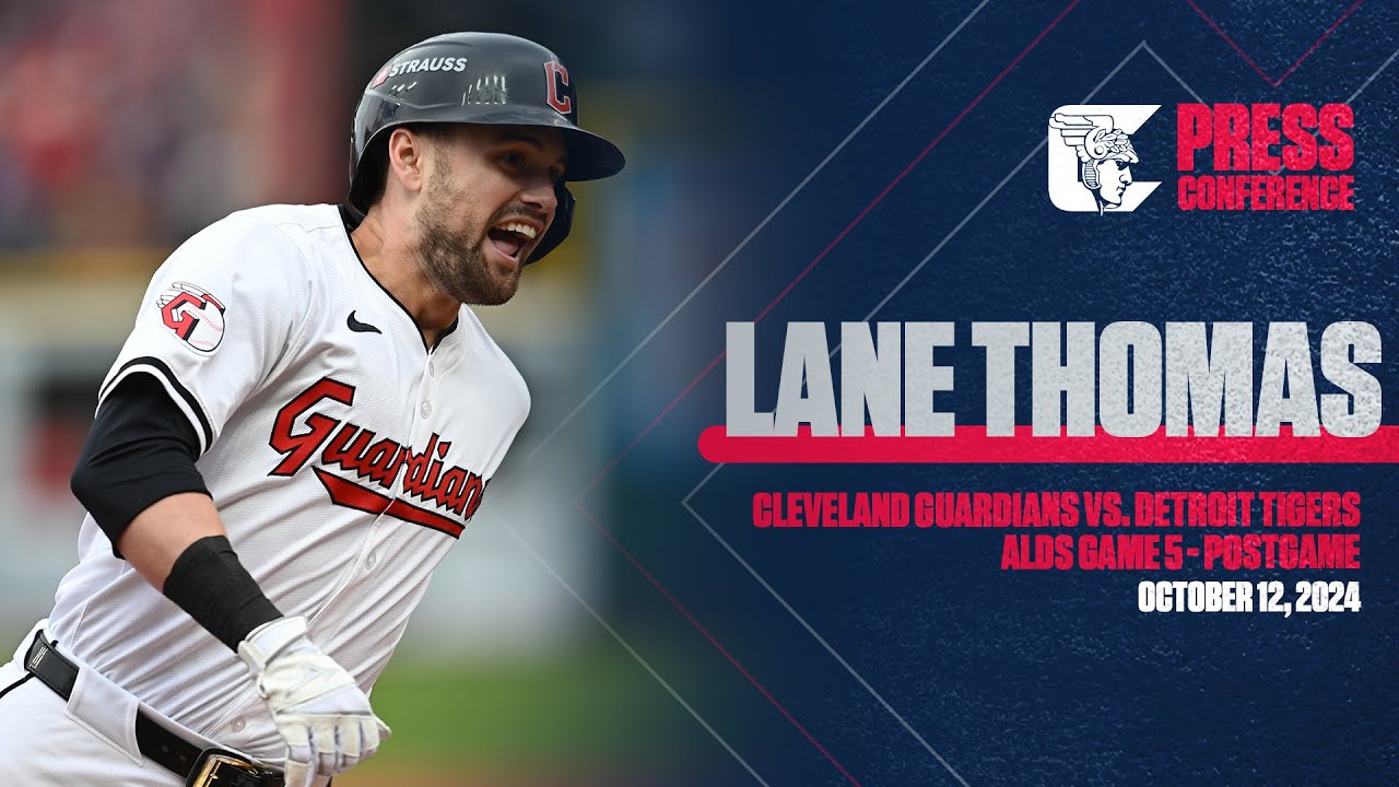 Lane Thomas Breaks Down Grand Slam In Guardians ALDS Game 5 Victory ...