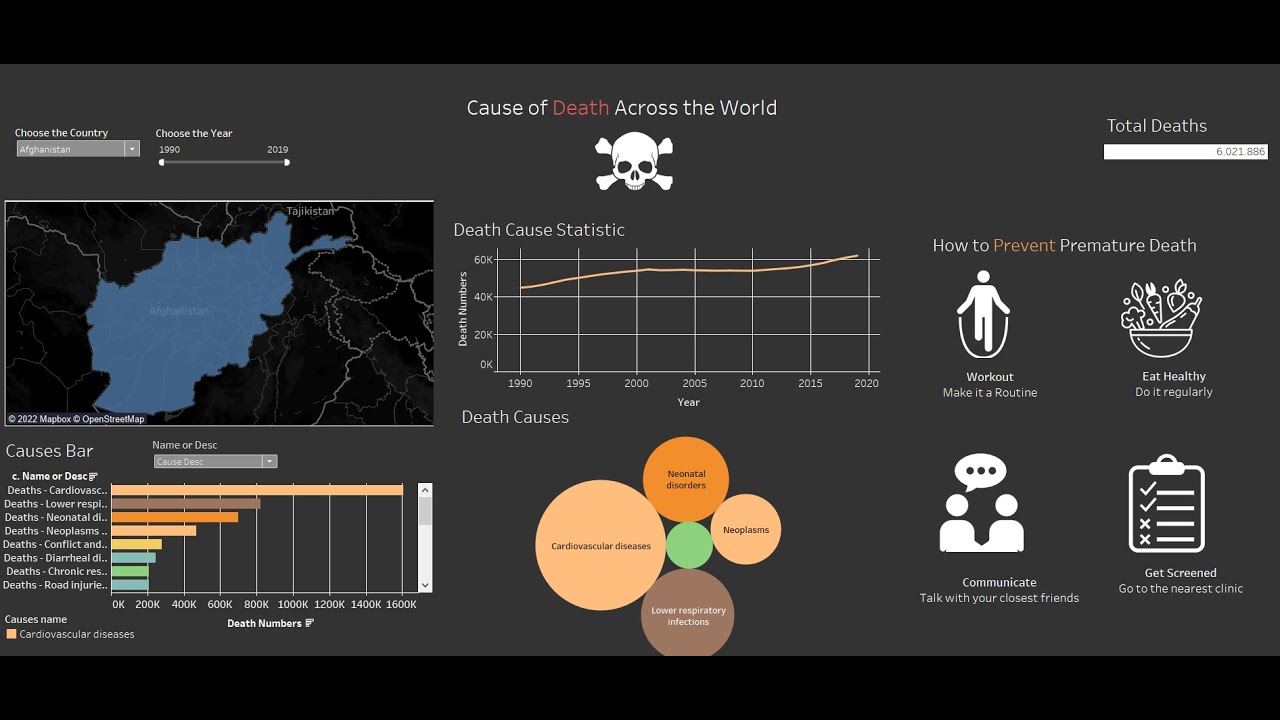 Cause of Death Across the World (Data Visualization) - YouTube
