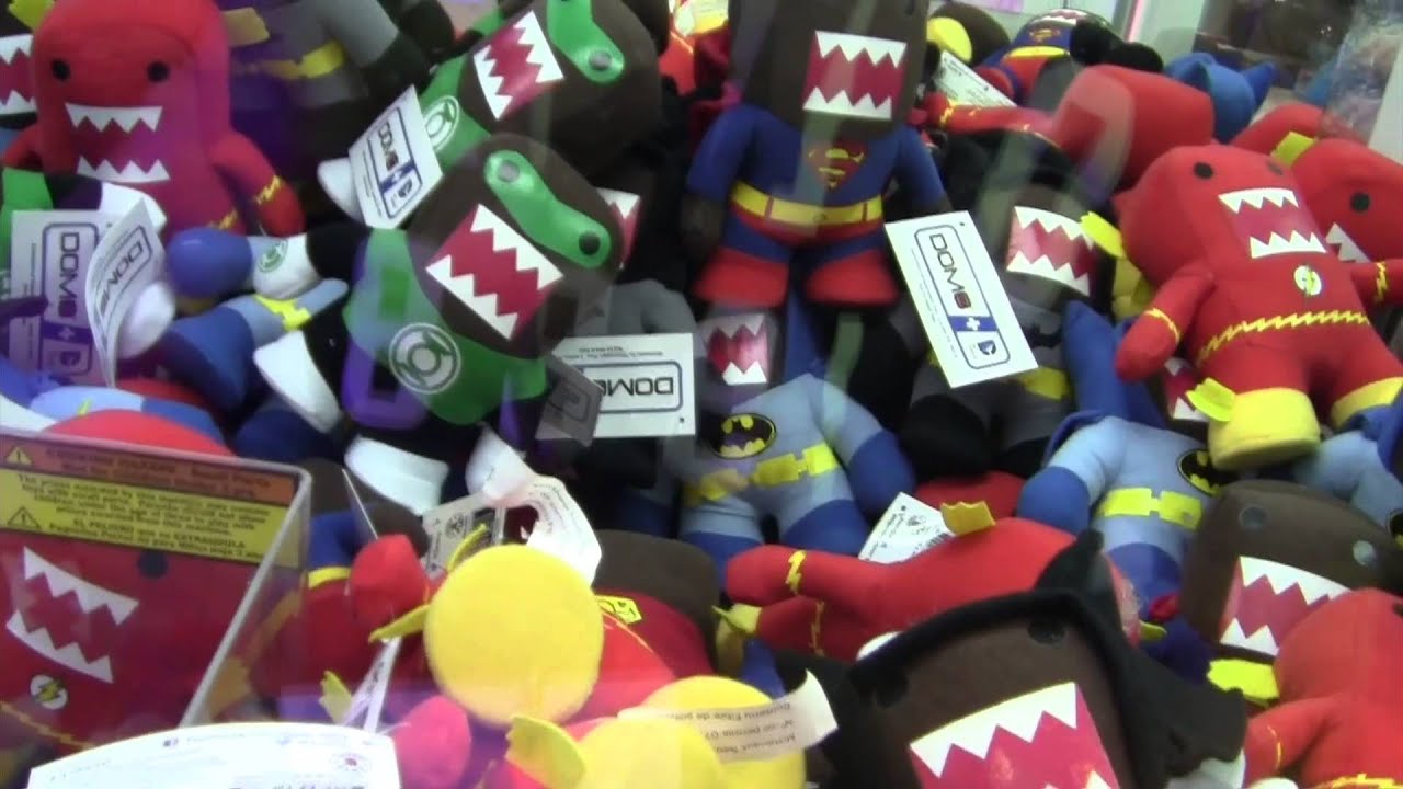 Superhero Domo Plush Claw Machine Wins! | JOYSTICK - YouTube