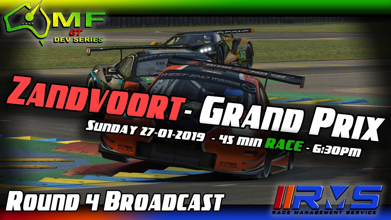 AMF GT Dev Series - Zandvoort - Grand Prix - Round 4 - 2019 - YouTube