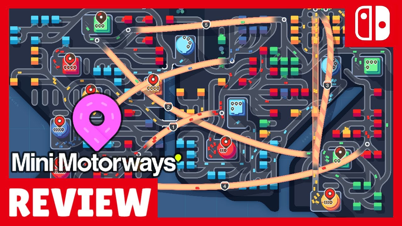 Mini Motorways REVIEW Nintendo Switch GAMEPLAY TRAILER PC STEAM APPLE ...