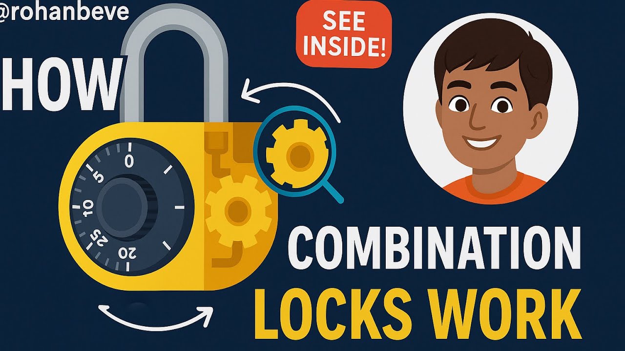 🔐 How Combination Locks Work — Inside the Mechanism - YouTube