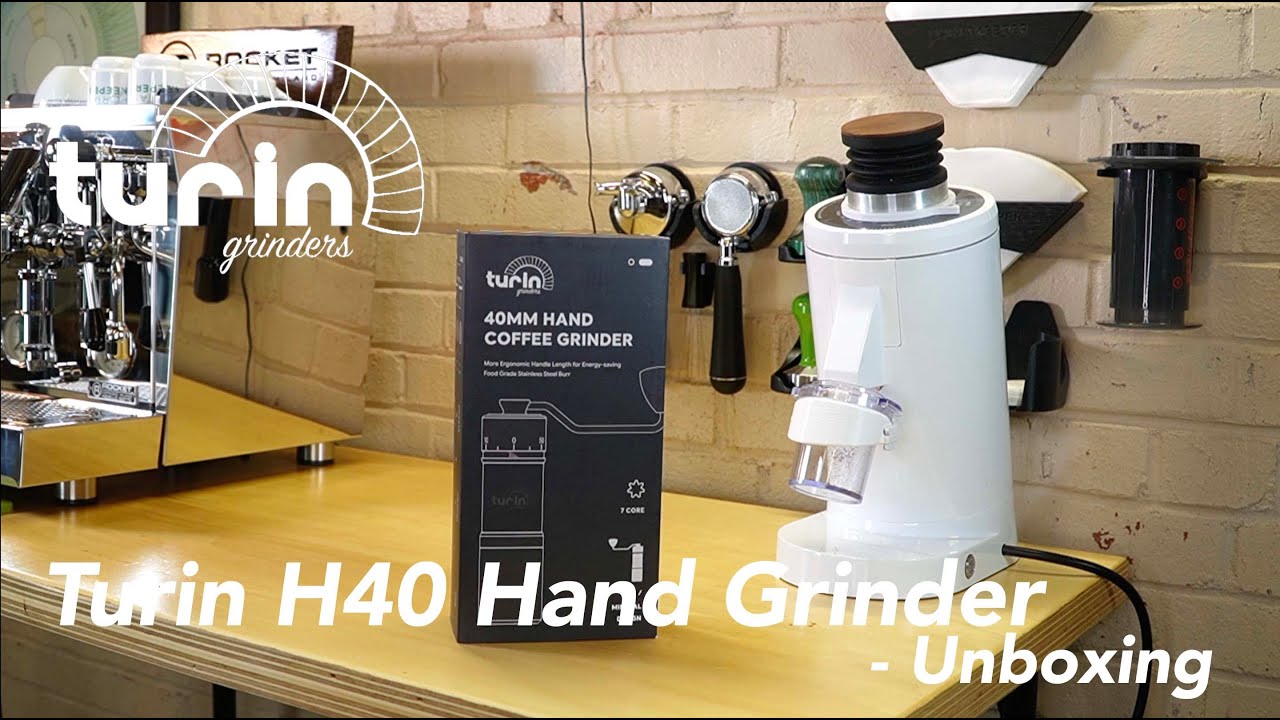 H40 Turin Hand Coffee Grinder - Unboxing - YouTube