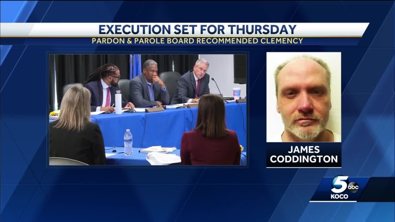 Oklahoma death row inmate James Coddington to be executed this week ...
