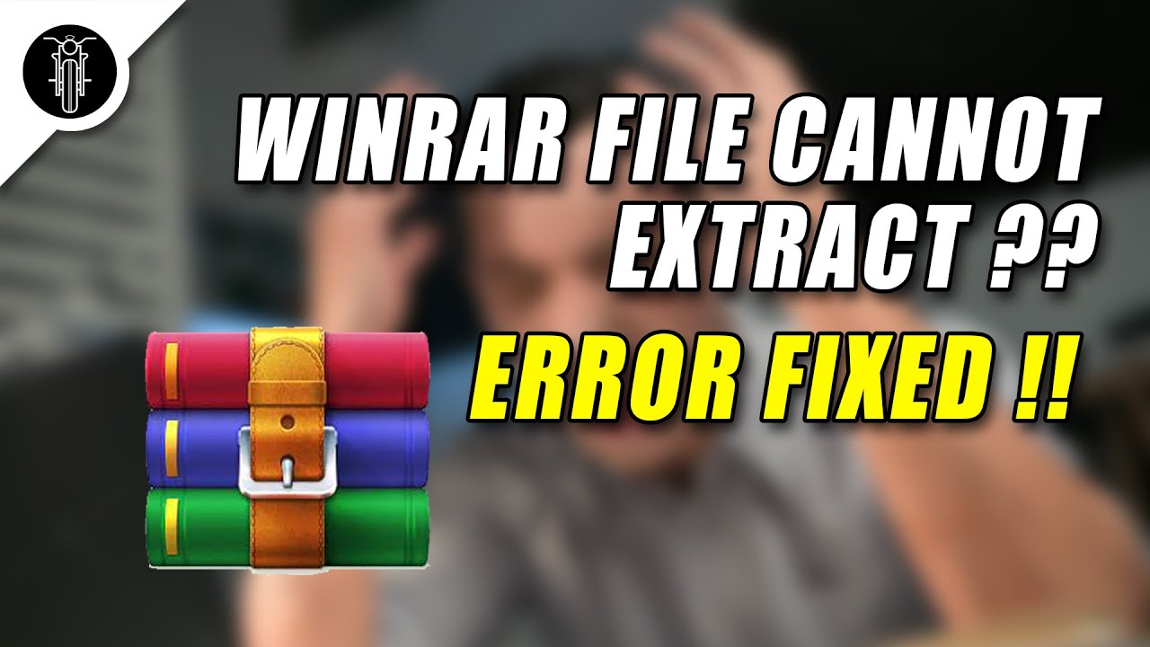 Fix this commonly found zip/winrar file error while extracting ...